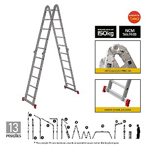 Escada Articulada - Botafogo Lar & Lazer